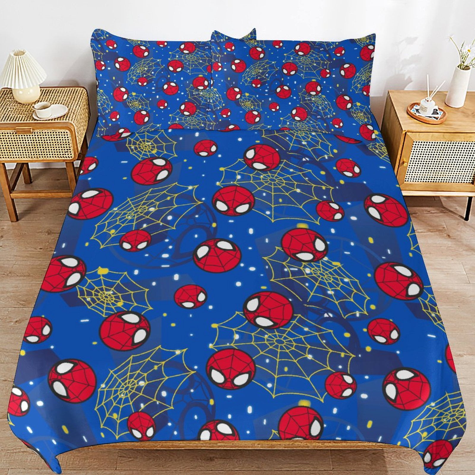 Spiderman Bedding Set for Kids Spiderman Bed Set for Boys Girls Kids ...