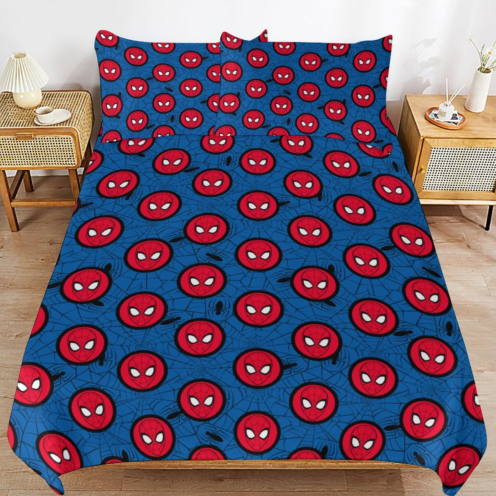 Spiderman Bedding Set for Kids Spiderman Bed Set for Boys Girls Kids ...
