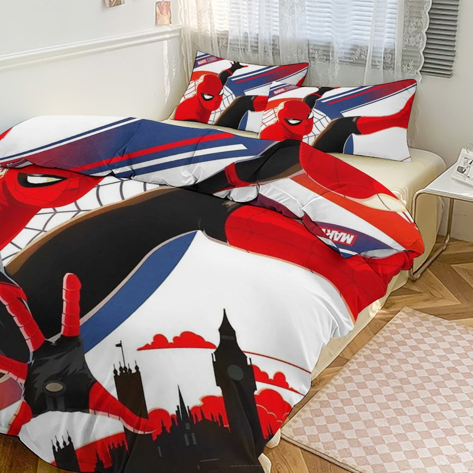 Spiderman Bedding Set for Kids Spiderman Merch for Boys Girls Queen ...