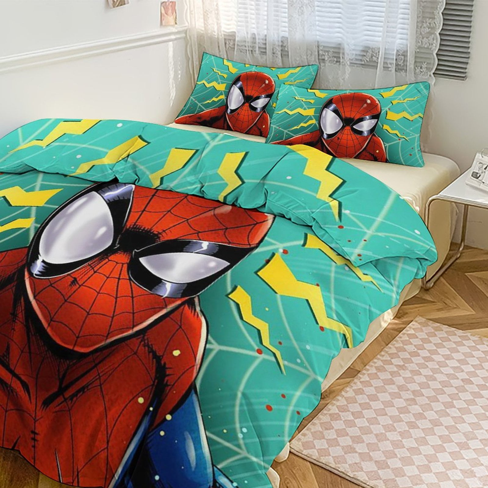 Spiderman Bedding Set for Kids Spiderman Merch for Boys Girls Queen ...