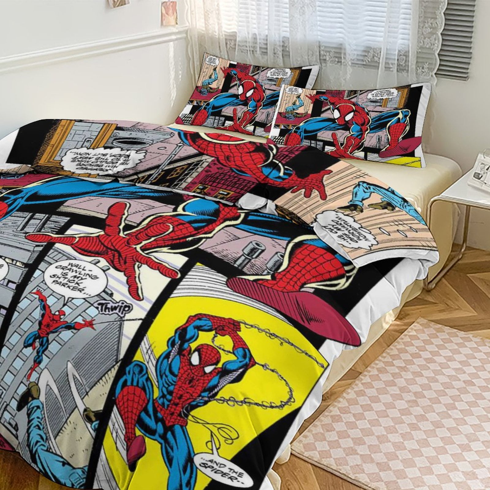 Spiderman Bedding Set for Kids Spiderman Merch for Boys Girls Twin Size ...