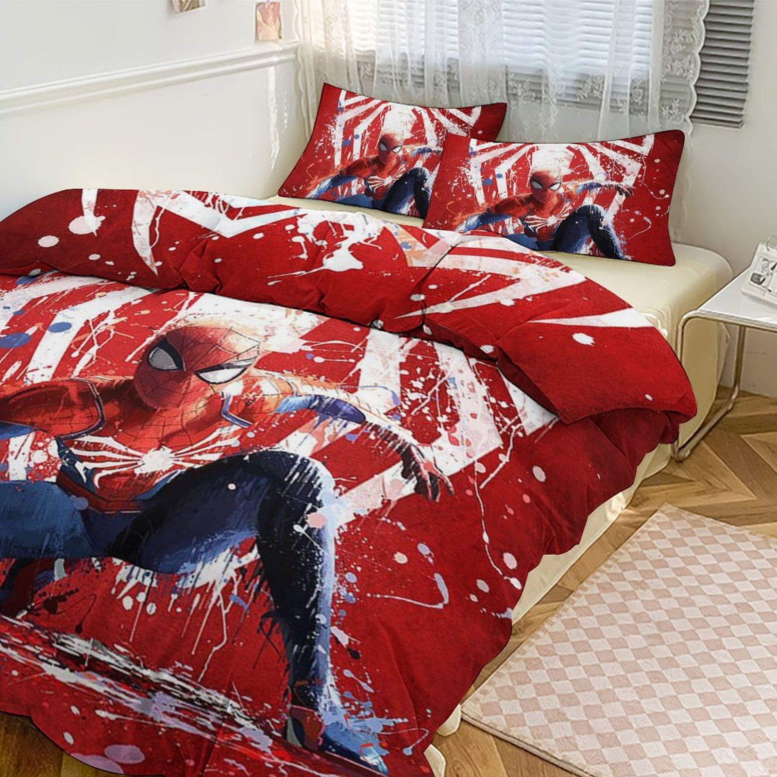 Spiderman Bedding Set for Kids Spiderman Merch for Boys Girls Twin Size ...