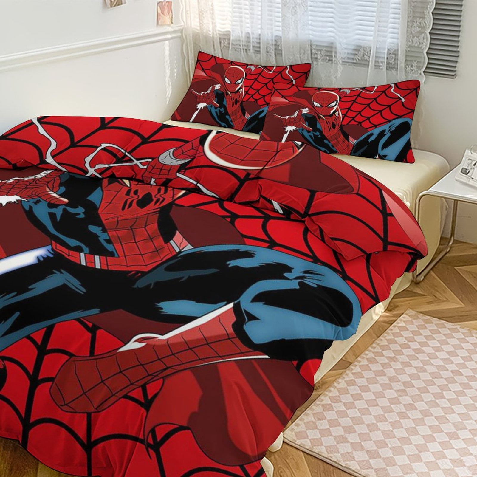 Spiderman Bedding Set for Kids Twin Size Bedding Set Spiderman Merch ...
