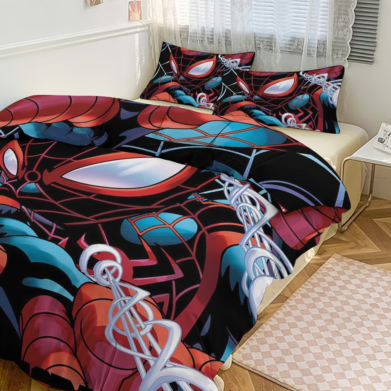 Spiderman Bedding Set for Kids Twin Size Bedding Set Spiderman Merch ...