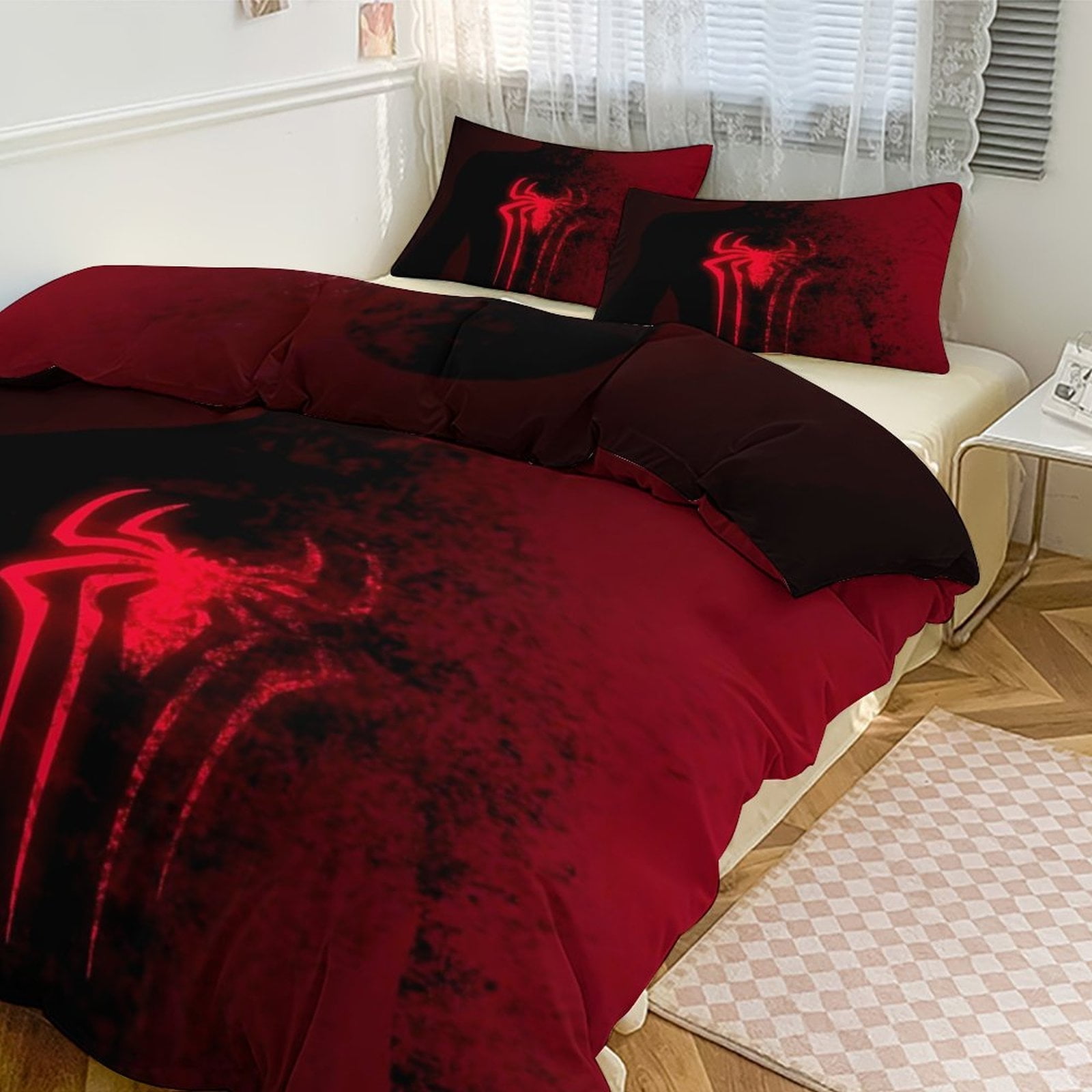 Spiderman Bedding Sets for Kids Men Women Twin Size 3pcs 1 Comforter ...