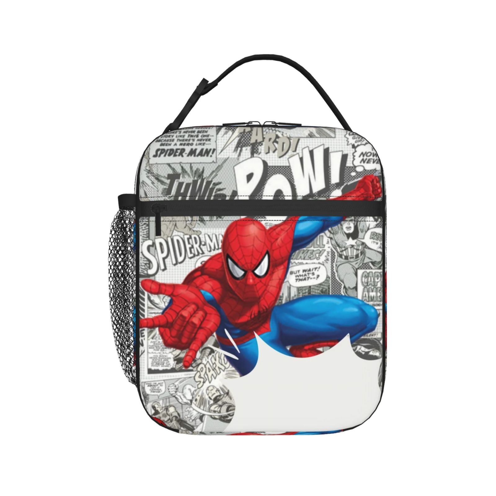 Spiderman Birthday Lunch Box for Women & Men Adult Insulated Lunch Bag ...
