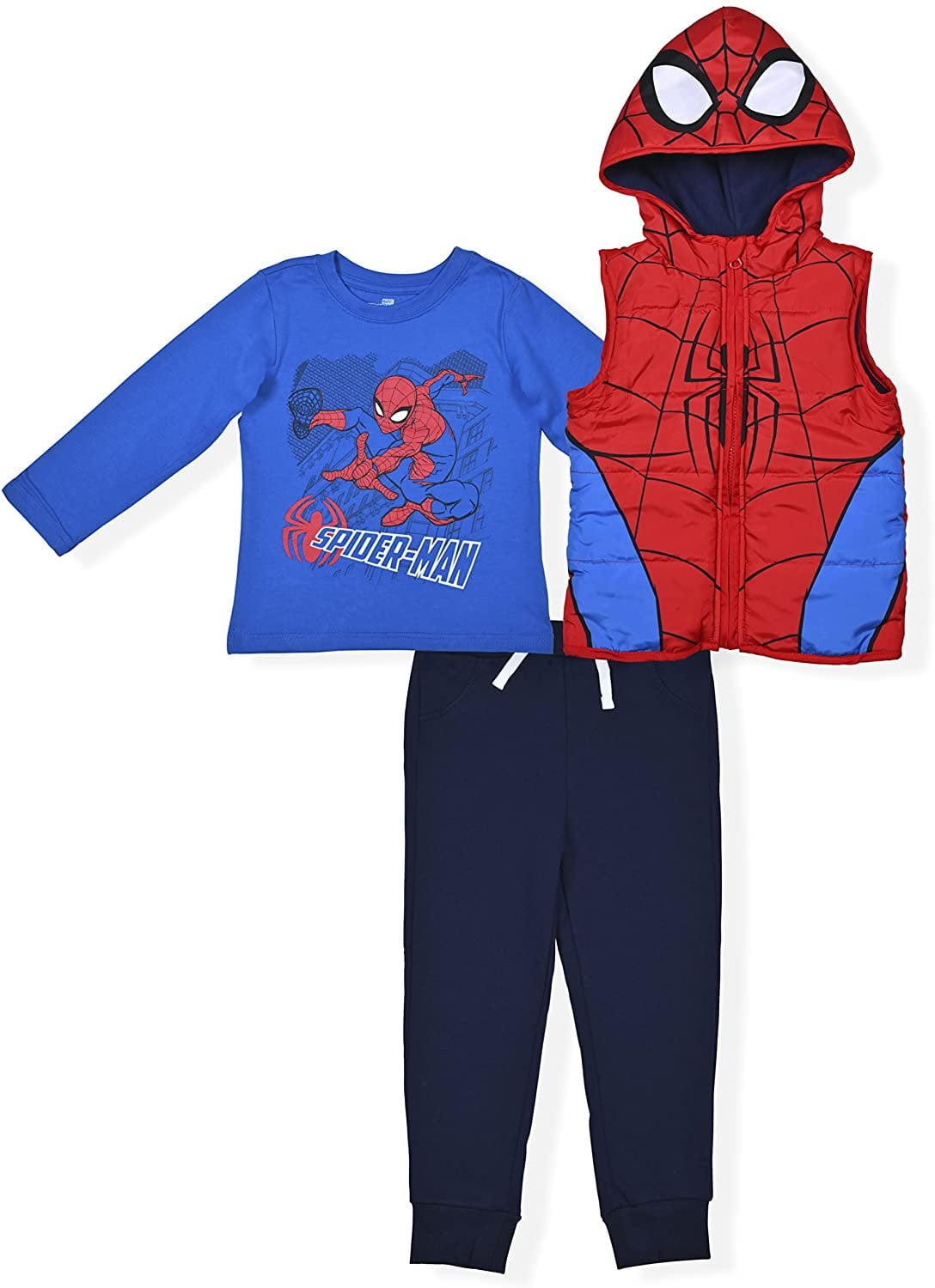 Spiderman Boys 3 Piece Vest Set, Toddler - Walmart.com