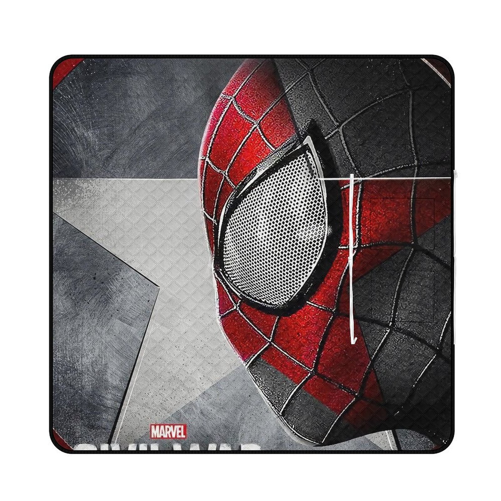 Spiderman CIVIL WAR Extra Large Picnic Blanket Waterproof,78"x 78 ...
