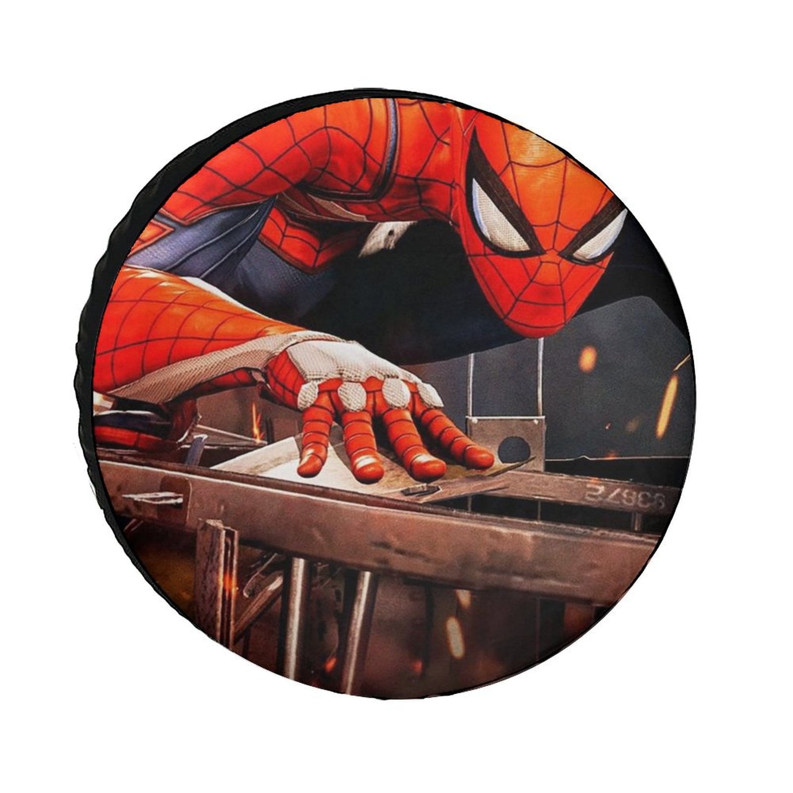 Spiderman Cartoon spare tire cover waterproof tire cover suitable for trailers, RVs, SUVs ...