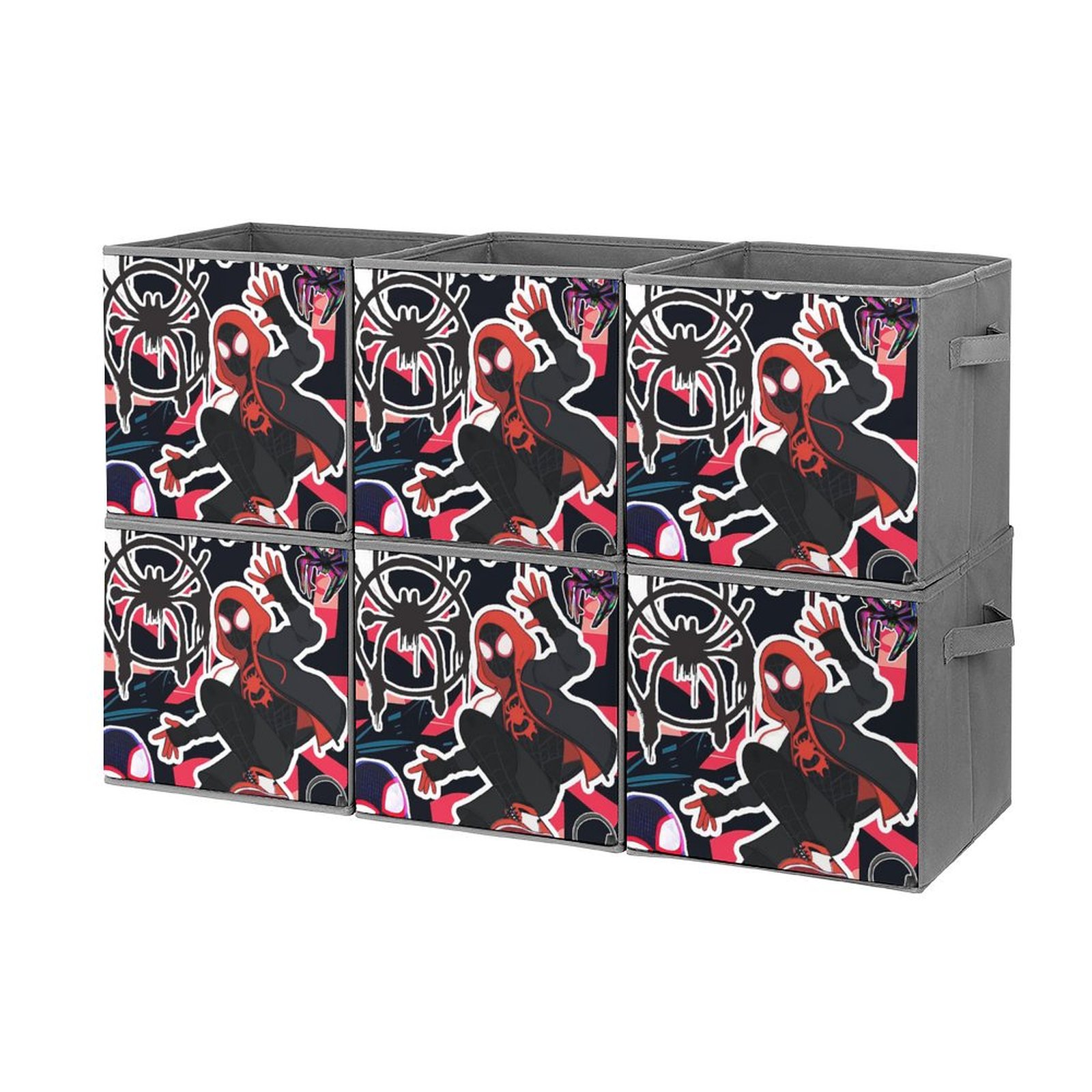 Spiderman Children's folding storage box 6PCS - Walmart.com