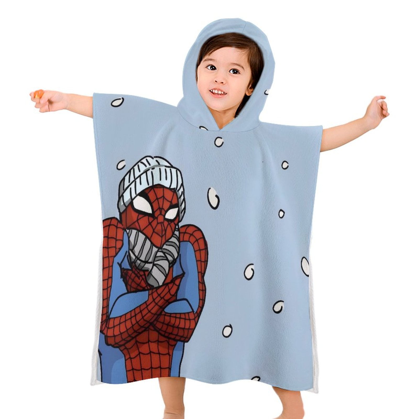 Spiderman Children's hooded towel for bathing beach and pool - Walmart.com