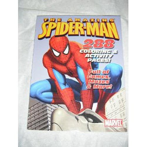 Pre-Owned The Amazing Spider-man 288 Page Coloring & Activity Book by ...