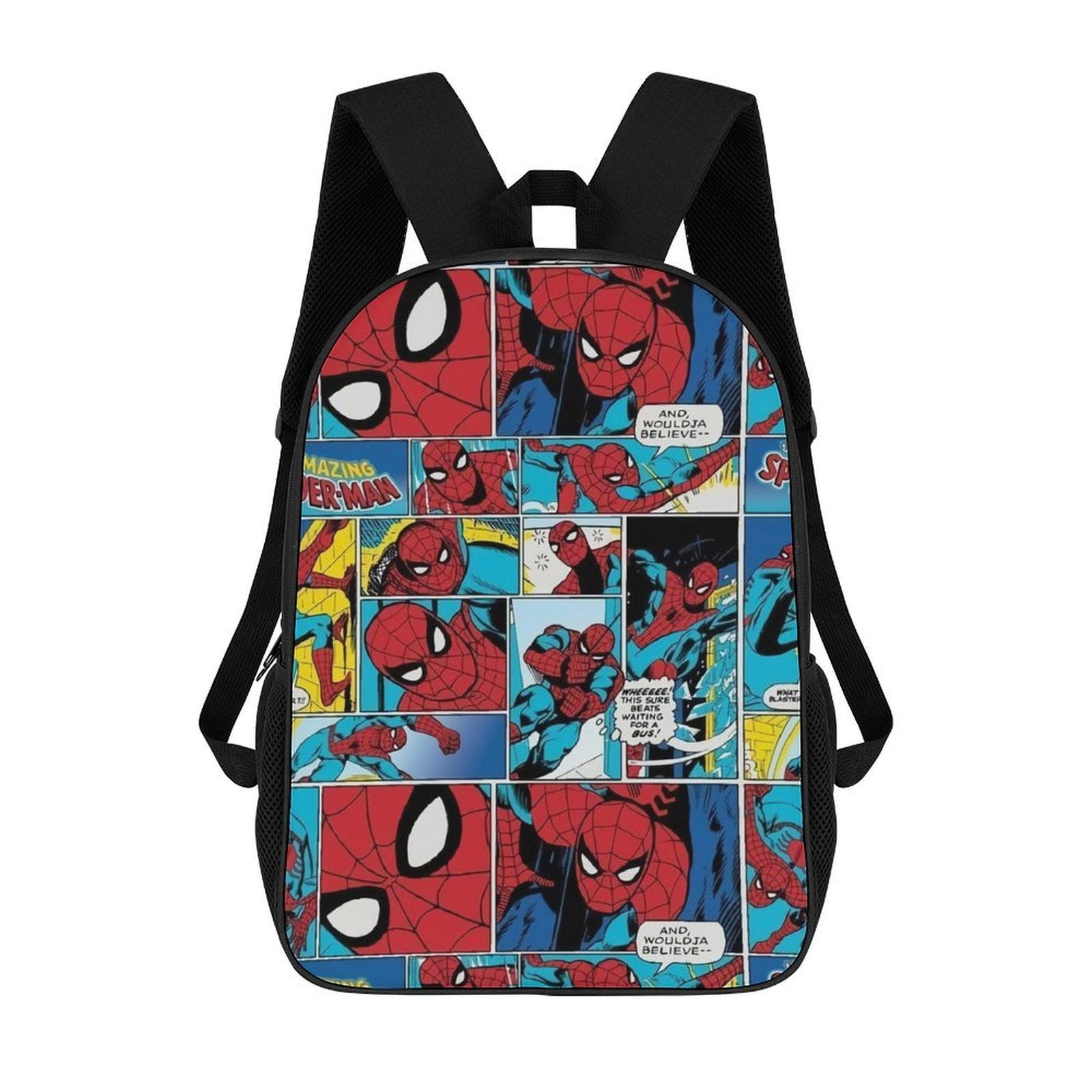 Spiderman Comic Backpack Travel Bag for Men & Women Lightweight College ...