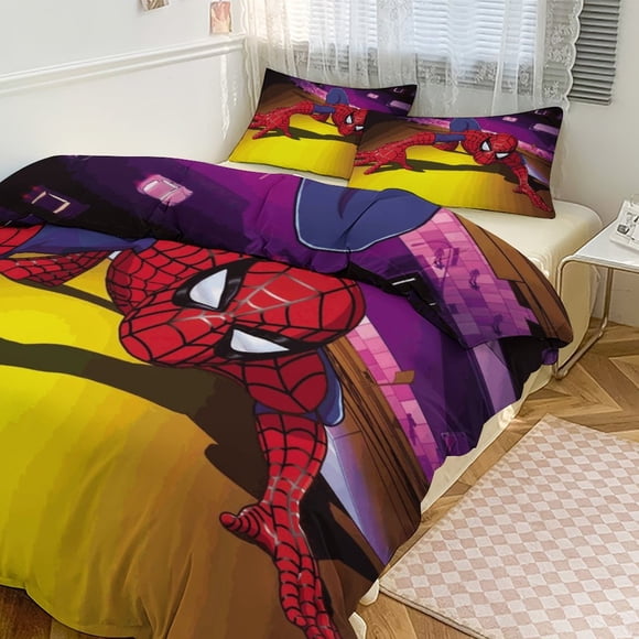 Spiderman Queen Bedding Set