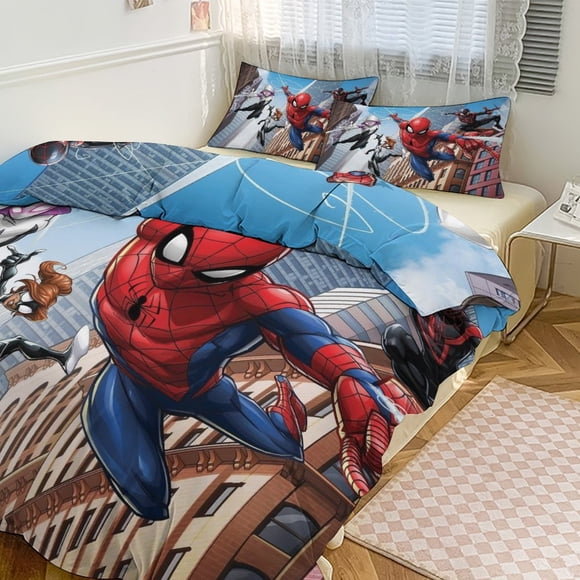 Spiderman Queen Bedding Set