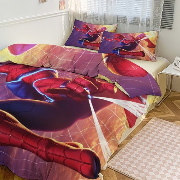 Spiderman Queen Bedding Set