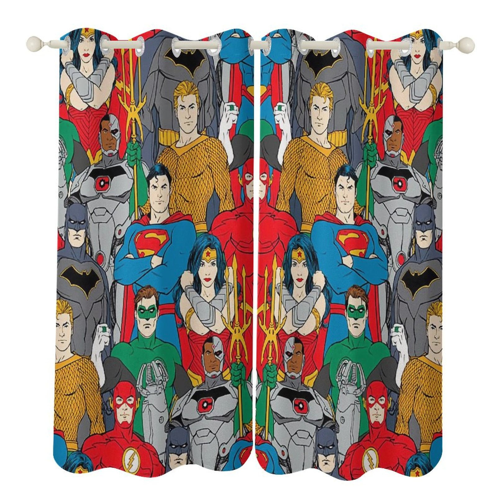 Spiderman Curtains 84 inch,2 Panels Set,100% Blackout Curtain,Curtains ...