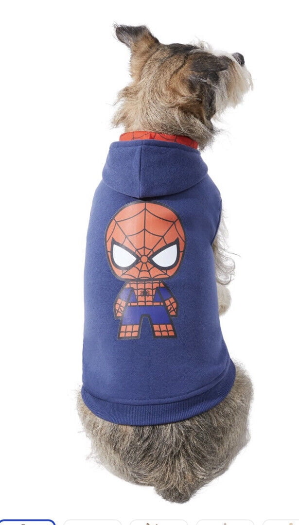 Spiderman Dog Shirt Hoodie Size Large - Walmart.com