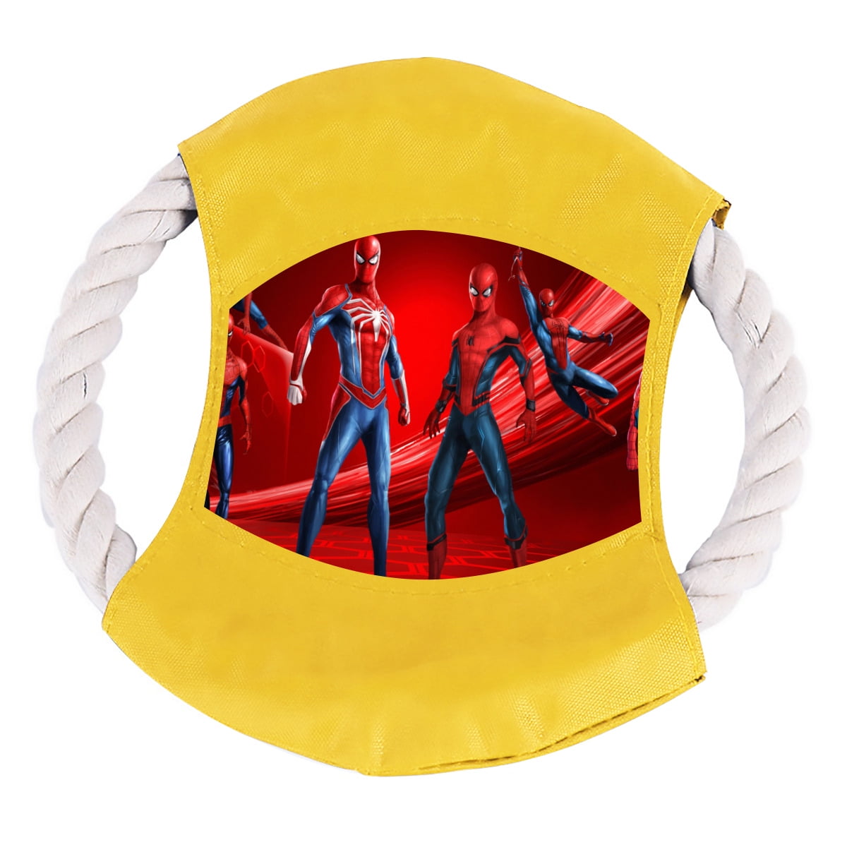 Spiderman Dog Toys Flying Disc Rope Toy Chew Toys for Dogs Flying Discs ...