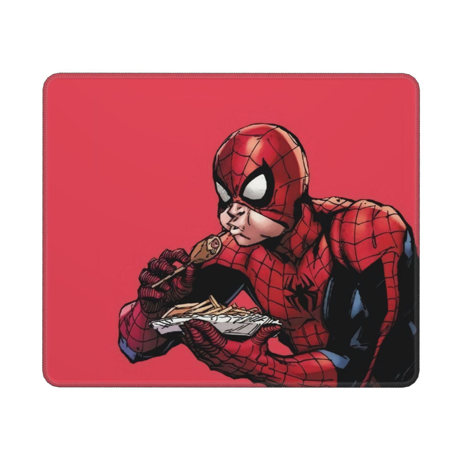 Spiderman Eats Pizza Mouse Pad,Kawaii Anime Cat Mouse Pads for Wireless ...