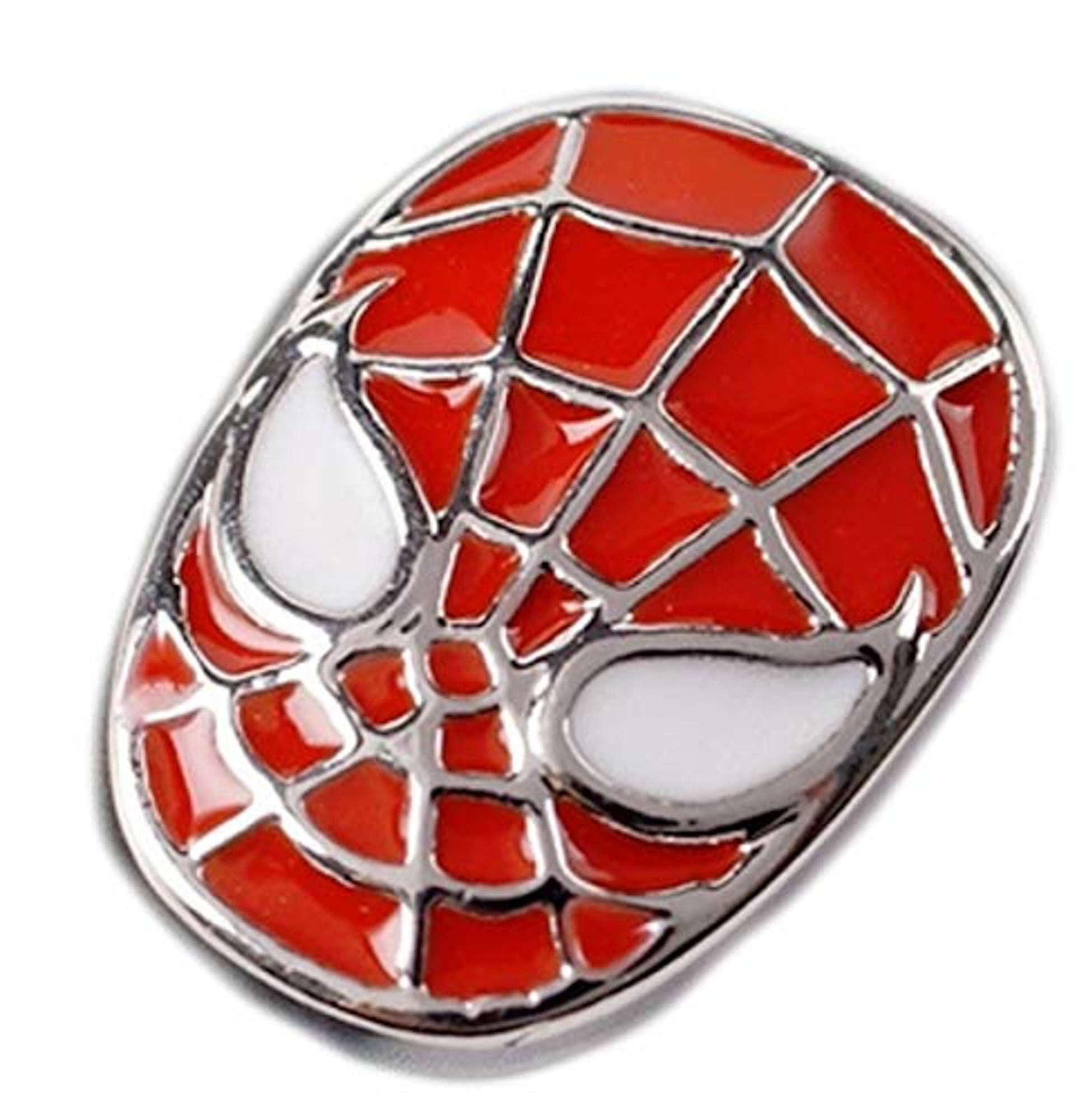 Spiderman Enamel Snap Jewelry Ginger Charm Button Fits Custom Necklaces ...