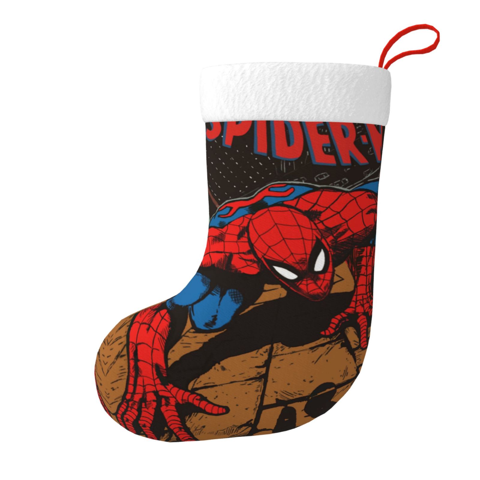 Spiderman Fondo Christmas Stocking 18 Inch,Spiderman Fondo Stockings ...