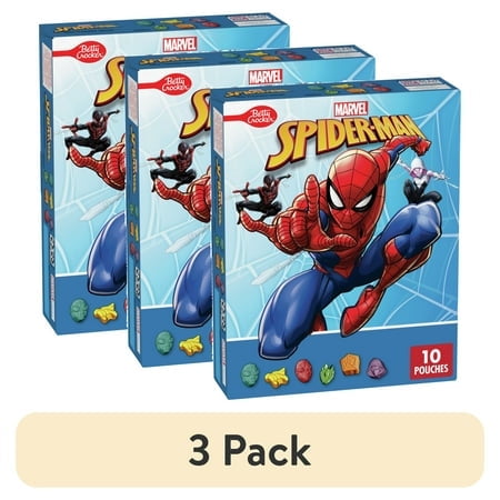 (3 pack) Marvel Spiderman Fruit Flavored Snacks, Treat Pouches, Gluten ...