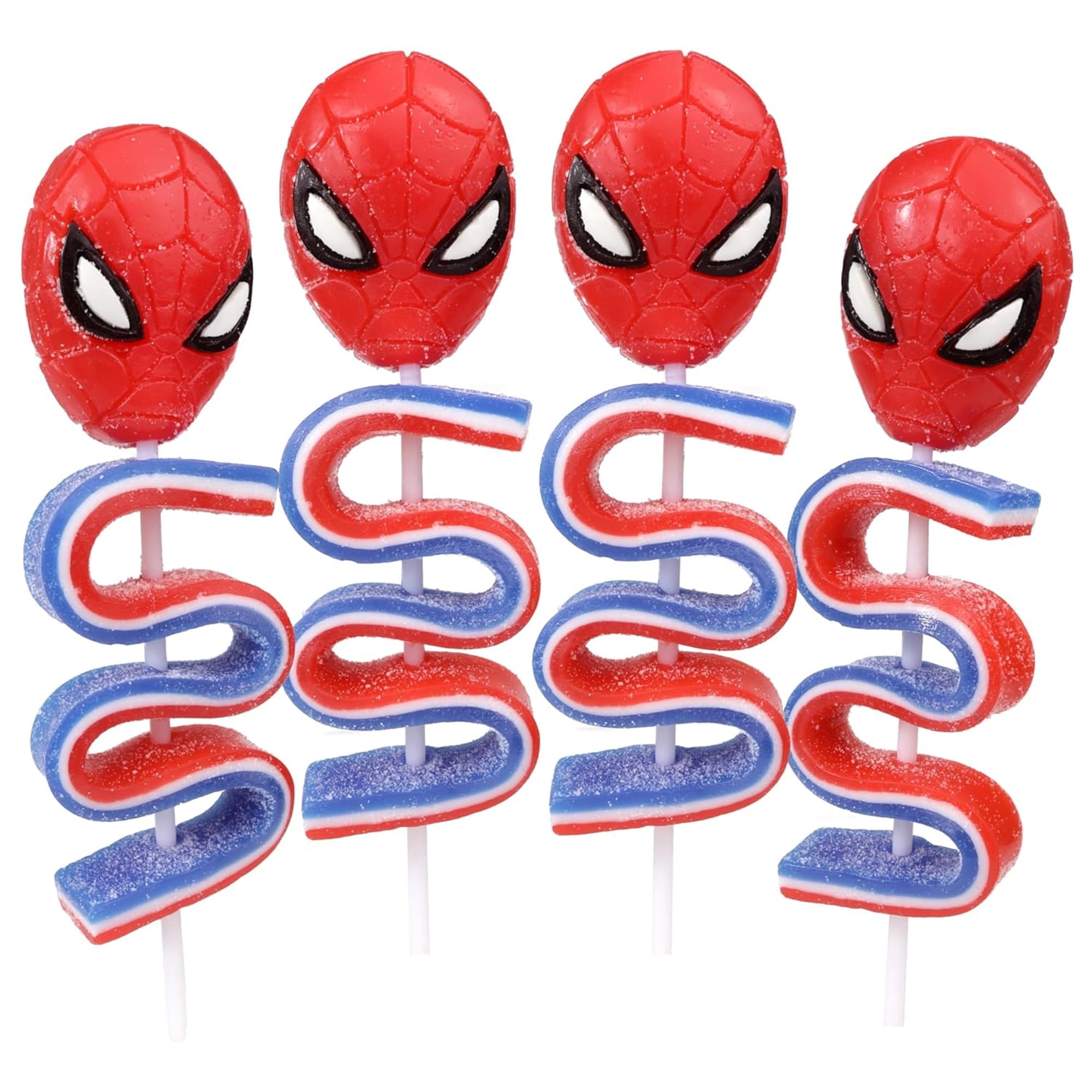 Spiderman Gummy Pops, Super BCF26 Hero Character Candy, Individually ...