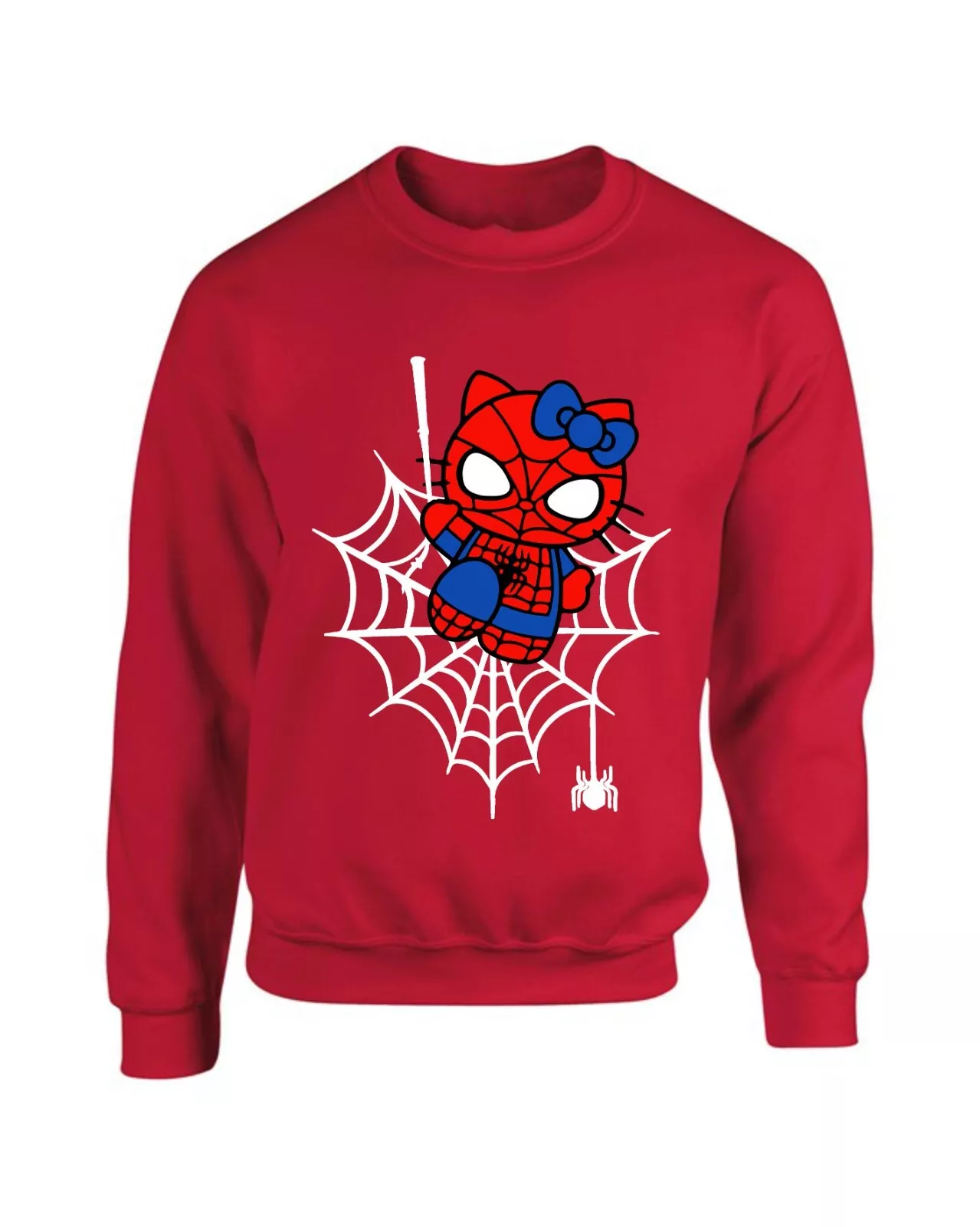 Spiderman Hello Kitty Jumper Superhero inspired Hood Spider Girls ...