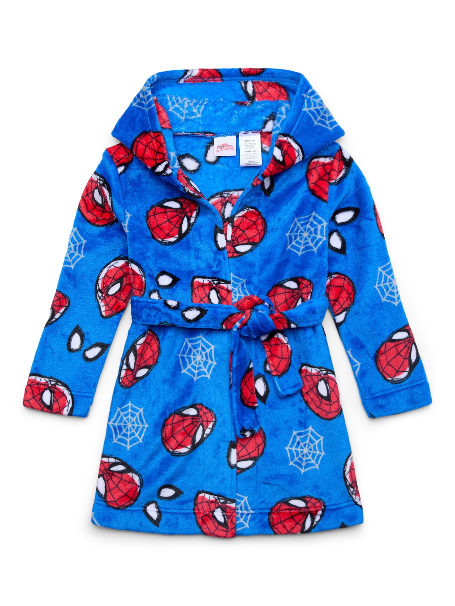 Spiderman Hooded Plush PlushSleep Robe, Sizes 4-12 - Walmart.com