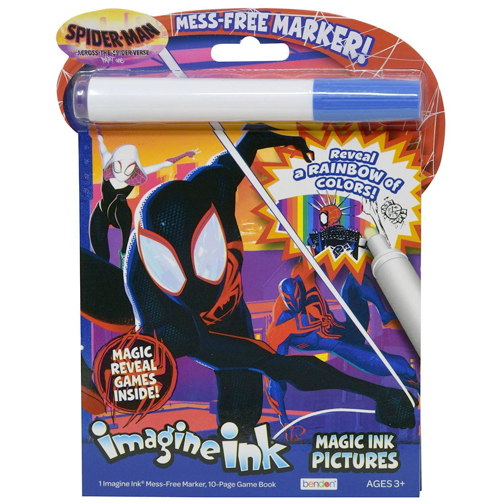 Spiderman Imagine Ink- MESS-FREE MARKER! - Walmart.com