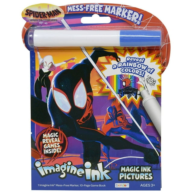 Spiderman Imagine Ink- MESS-FREE MARKER! - Walmart.com