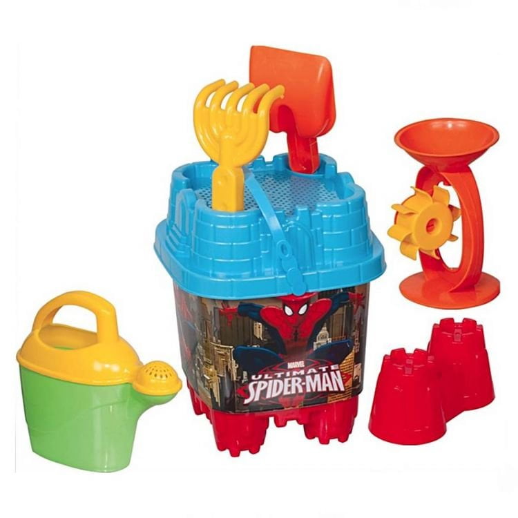 Spiderman Large Castle Bucket Set - Sand Play Collection - Walmart.com