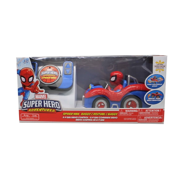 Marvel Spiderman Super Hero Adventures Remote Control RC Buggy Toy Car ...