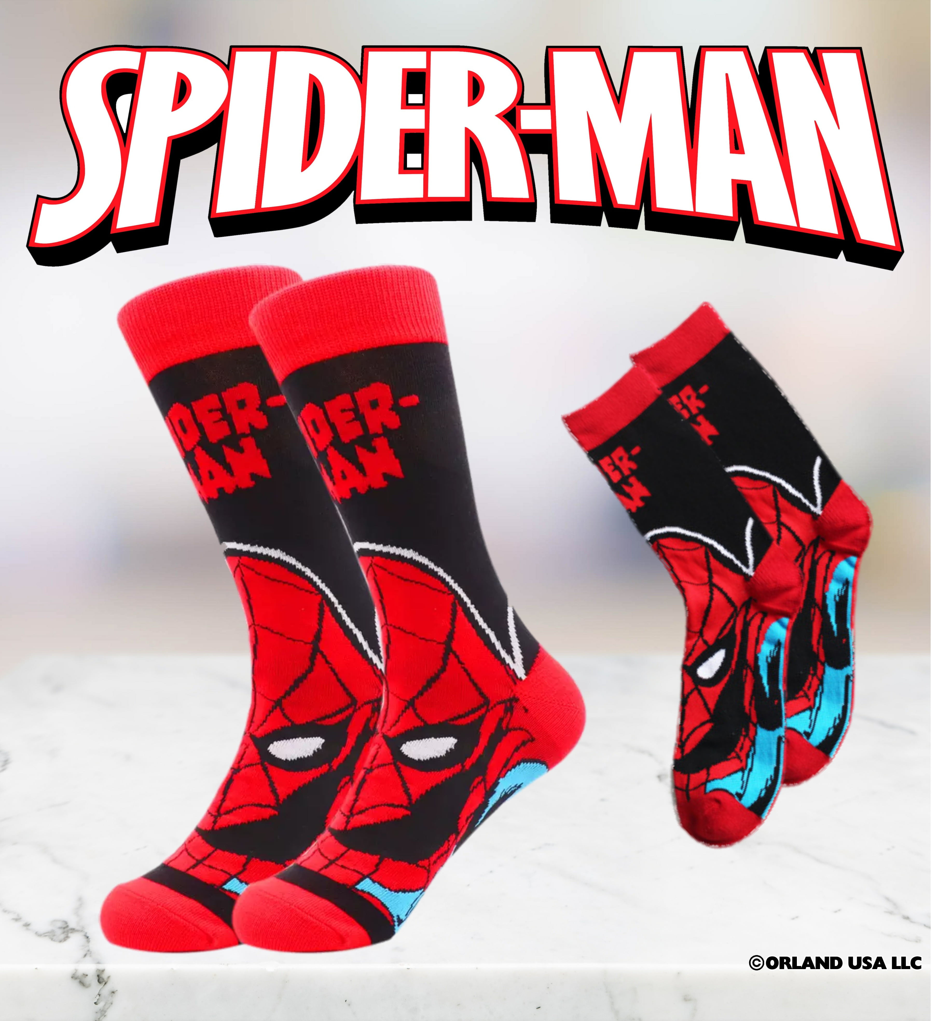Spiderman Marvel Superhero Premium Cartoon Socks For Men & Women One ...