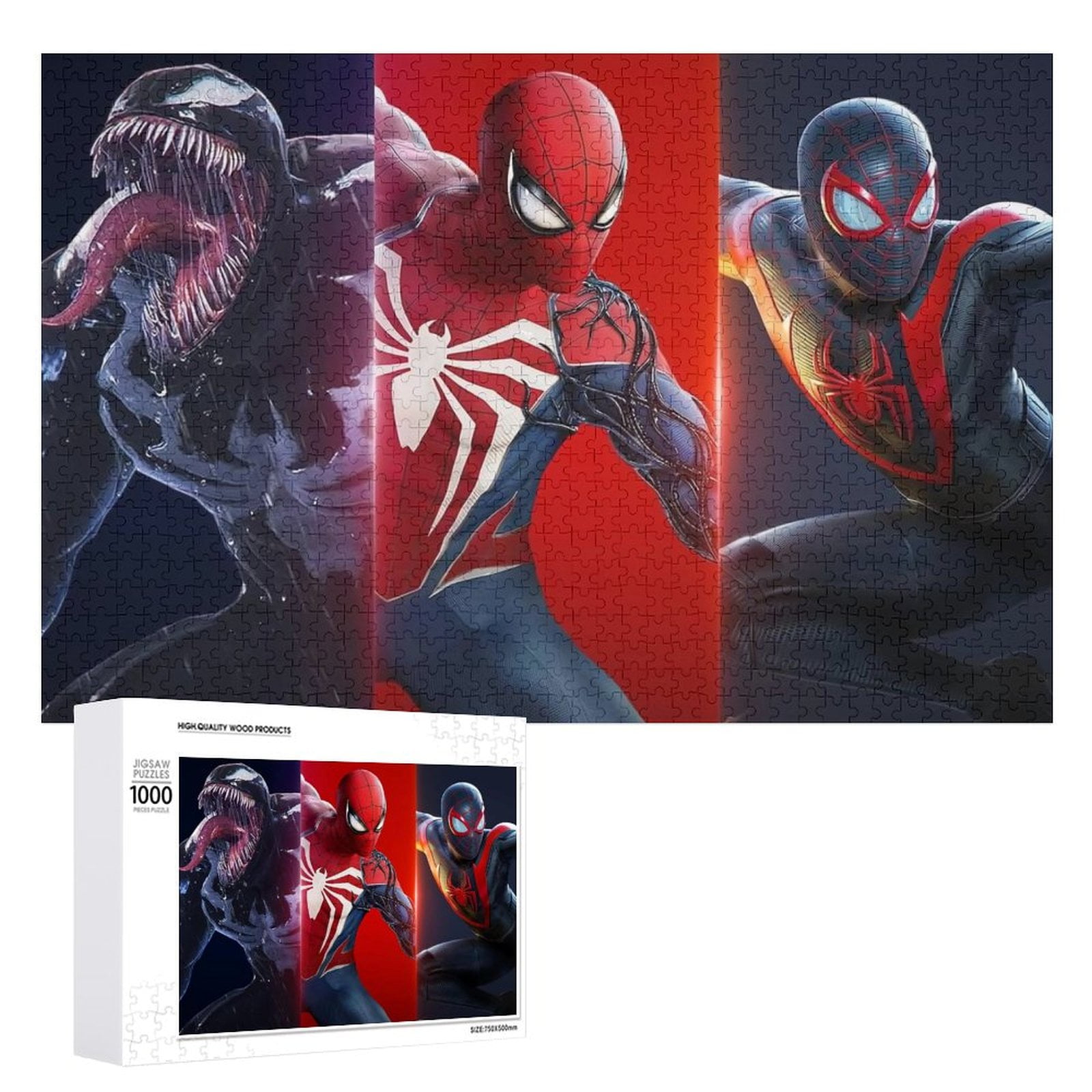 Spiderman Miles Morales Venom Puzzles for Adults 1000 Pieces - Puzzles ...