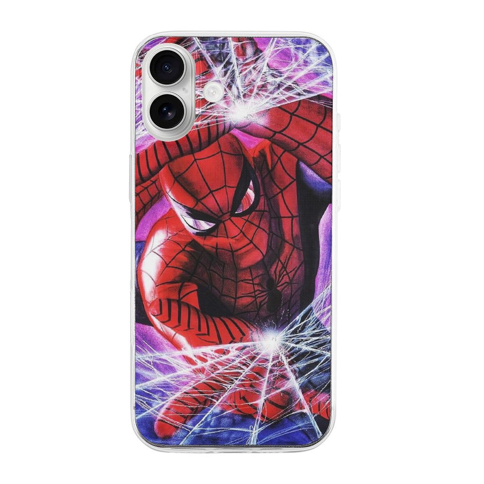 Spiderman Mobile Phone Case Cartoon for Apple 16 Series transparent ...