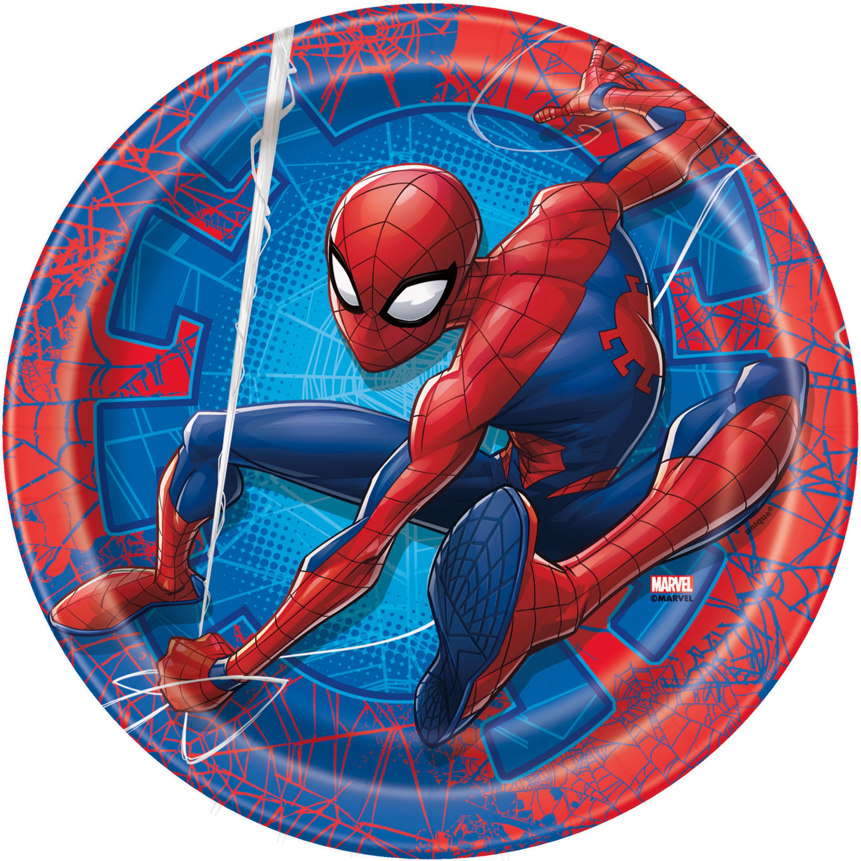 Spiderman Paper Dinner Plates, 9in, 8ct - Walmart.com