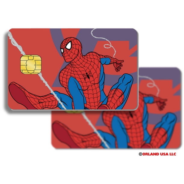 Spiderman Peter Parker Credit Card Smart Sticker Skin Film Pre-Cut for ...