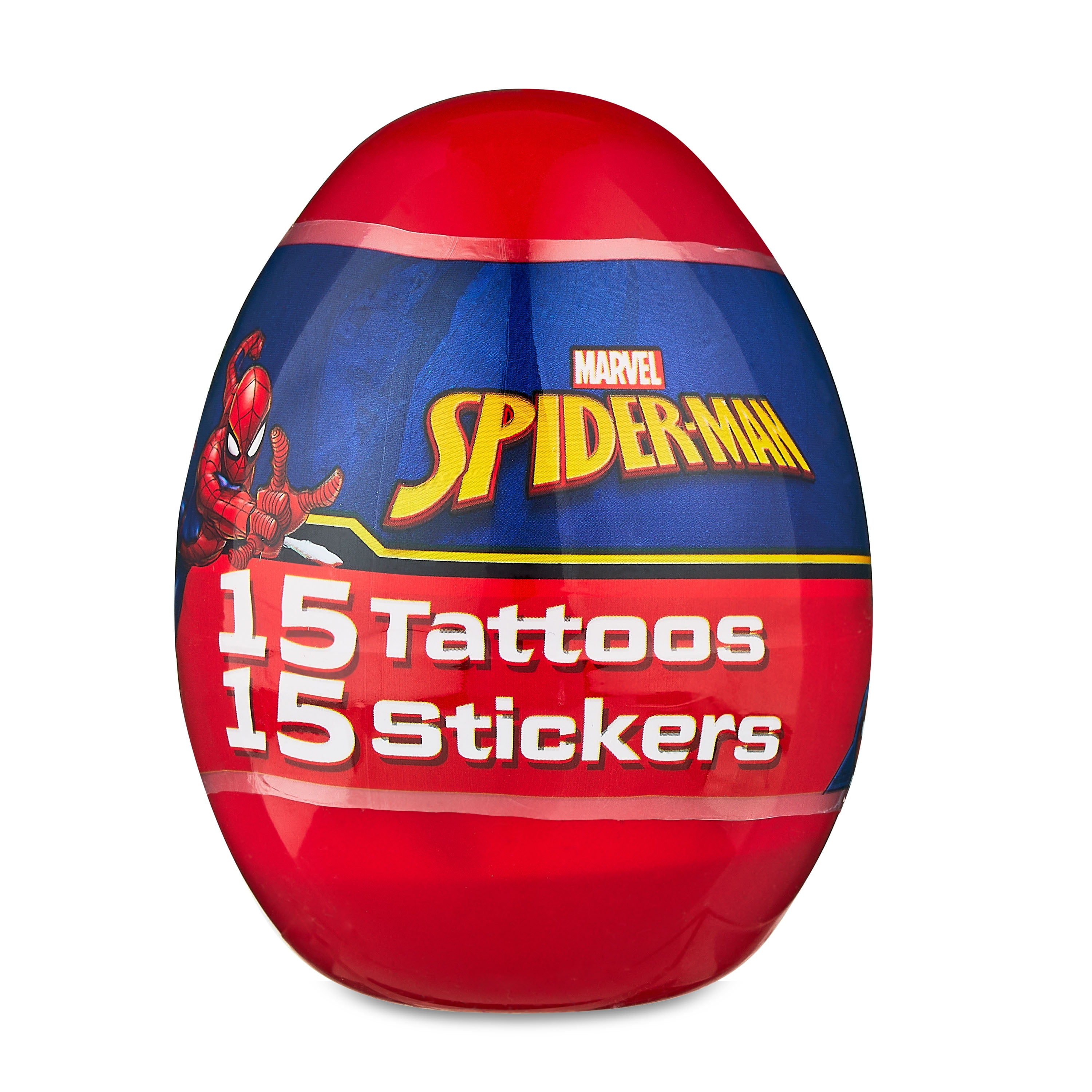 Spiderman Plastic Easter Egg, Stickers, Tattoos, Egg Hunt, 30 Count ...