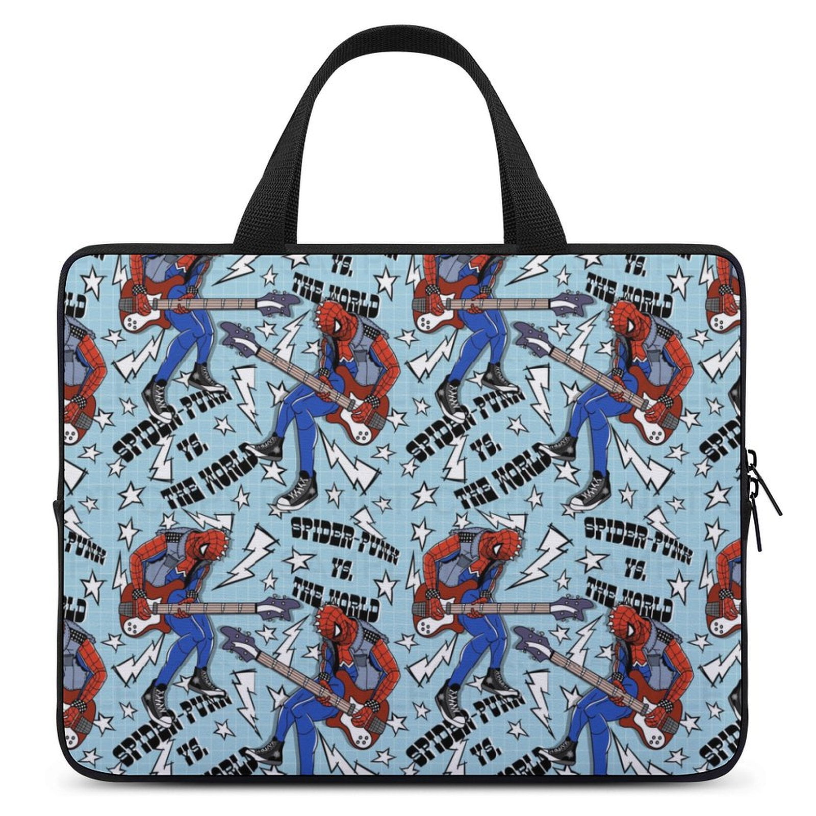Spiderman Playing Guitar Laptop Bag,Laptop Tote Bag for Women Men 13 ...
