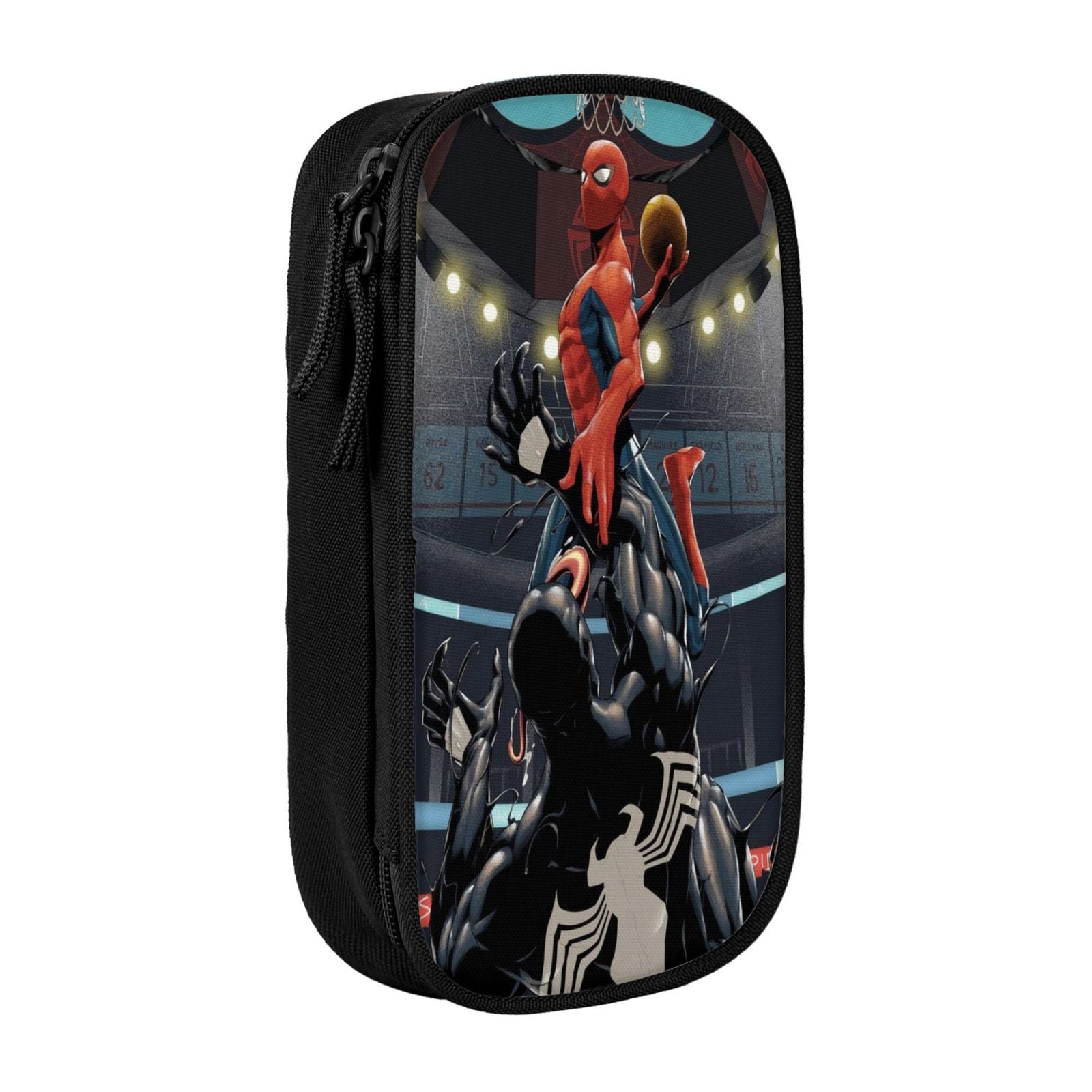 Spiderman Plays Basketball Pencil Case Pencil Pouch Extra Big Pencil