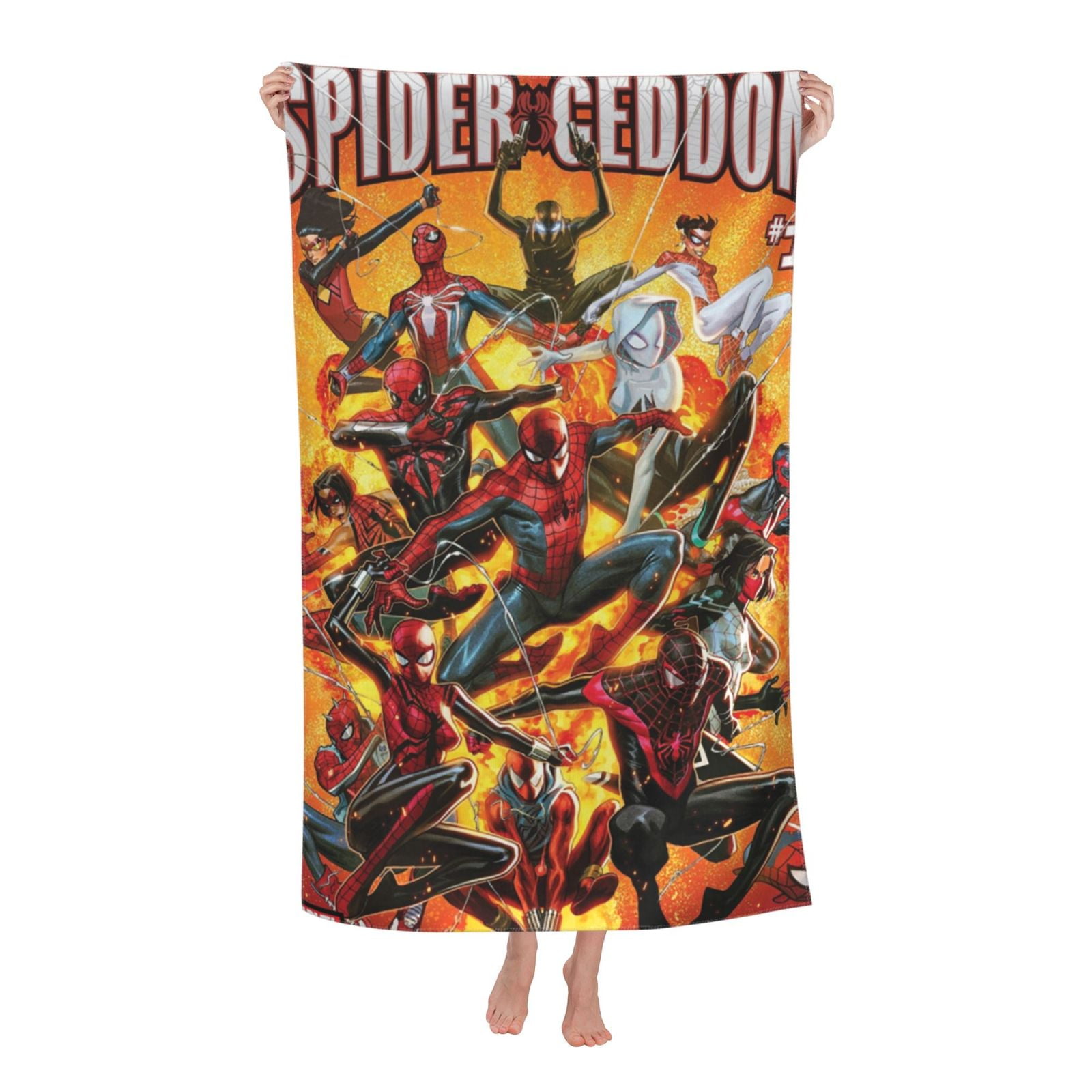 Spiderman Poster Bath Towels for Kids Adults,Spiderman Poster Beach ...