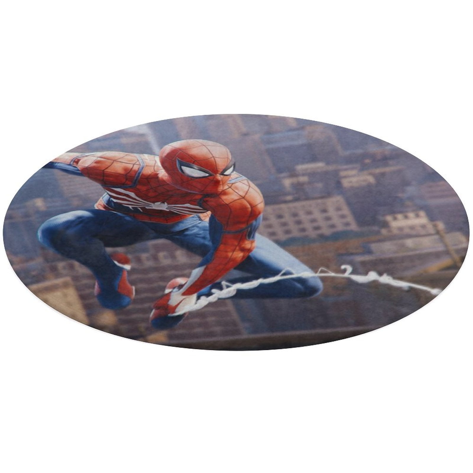 Spiderman Round Area Rug Funny Superhero Circle Rug Carpet Circular ...