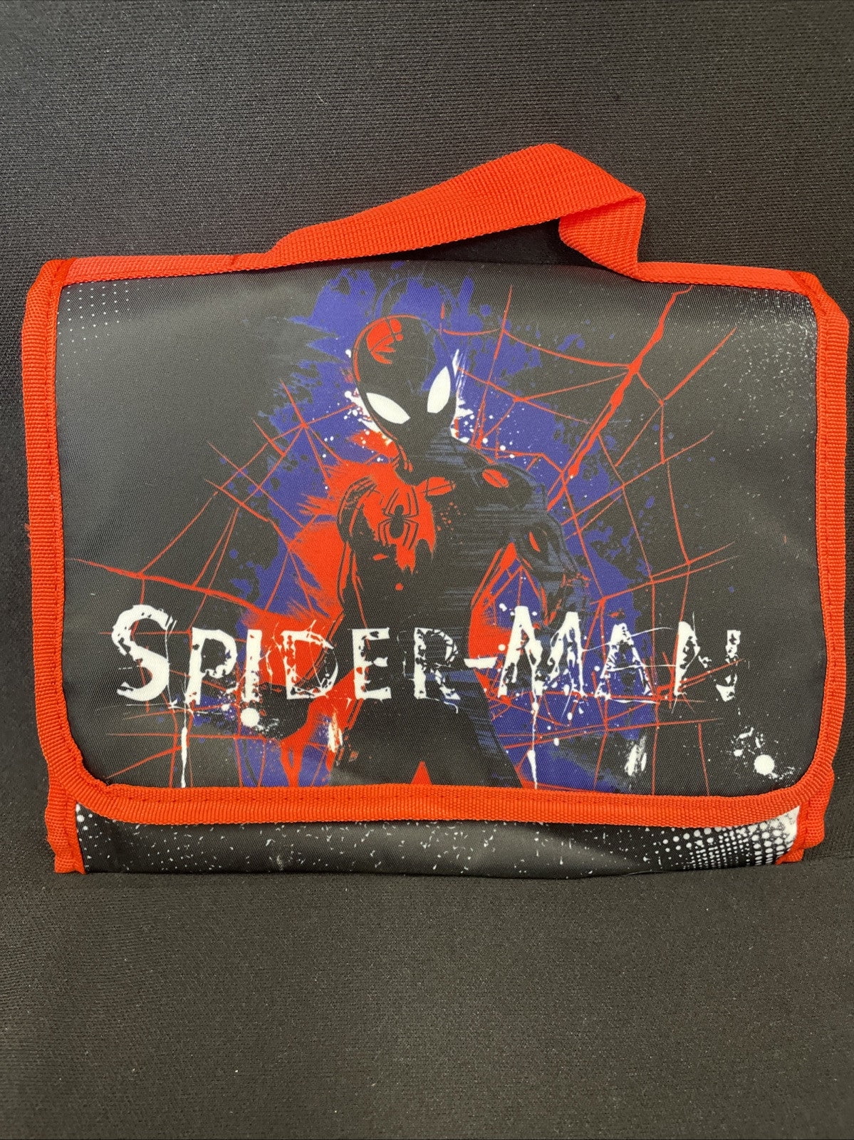 Spiderman Soft Fold Loop & Hook Pencil Case - Walmart.com