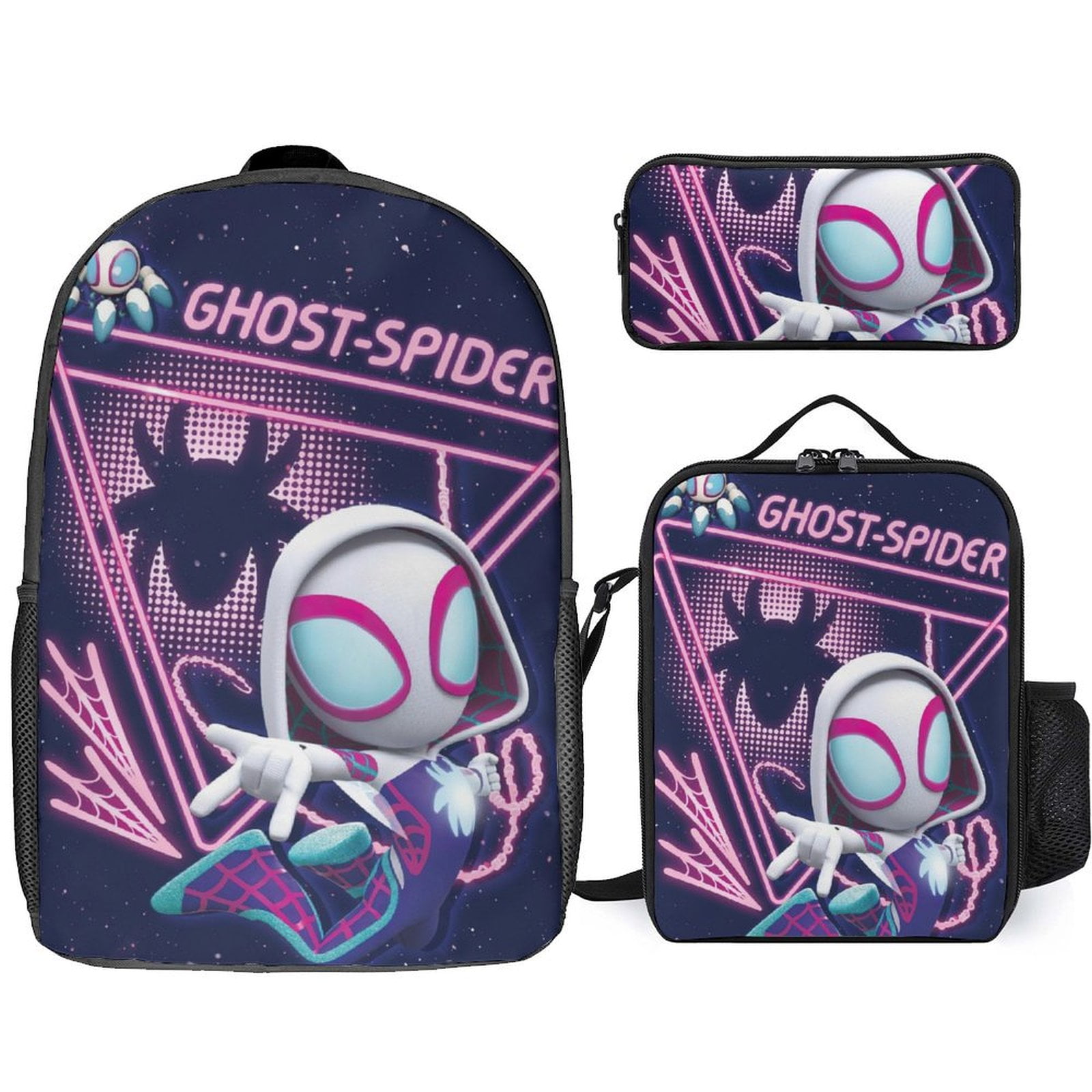 Spiderman Spidey And His Amazing Friends Gwen Backpack Set Waterproof ...