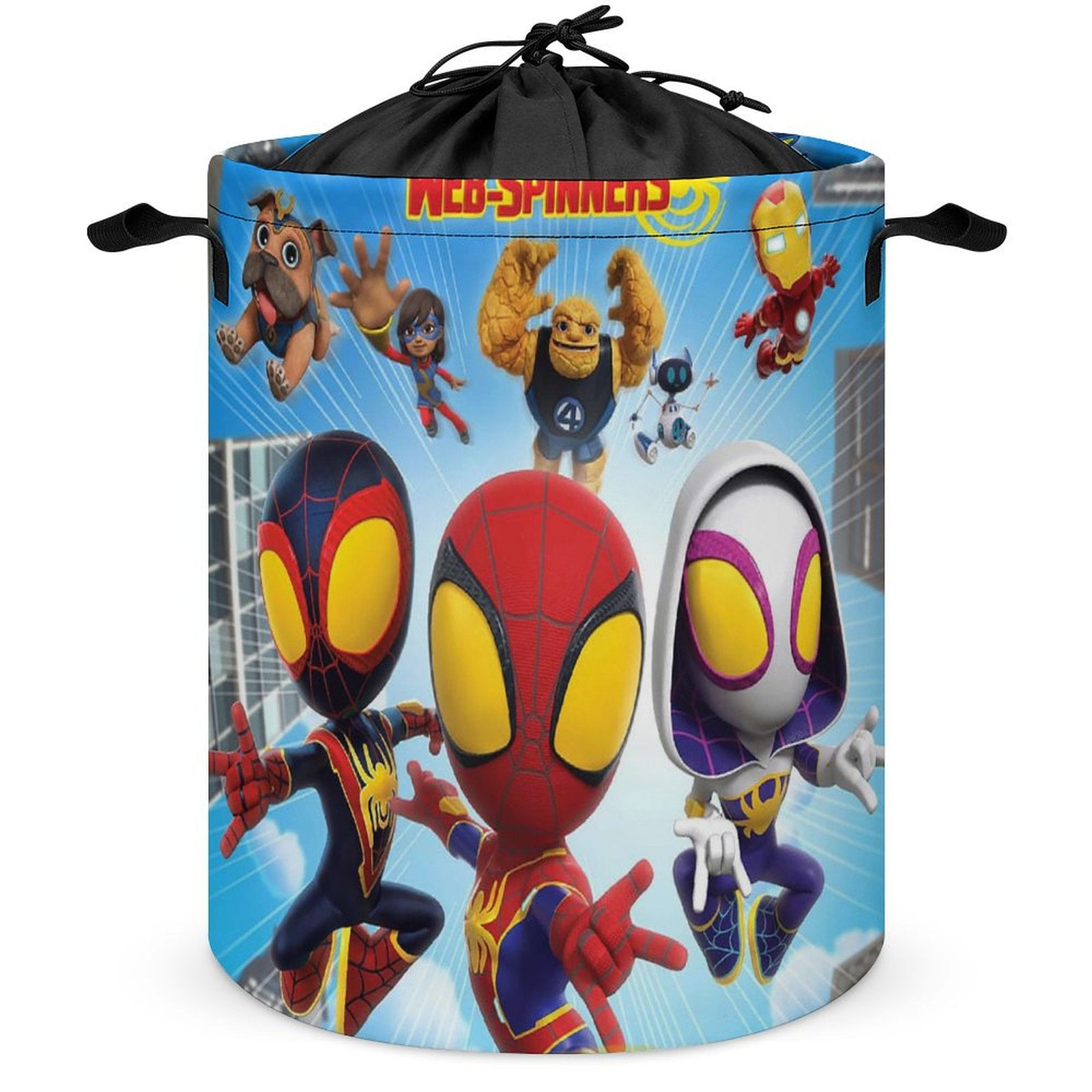 Spiderman Spidey And His Amazing Friends Laundry Baskets with Handles ...