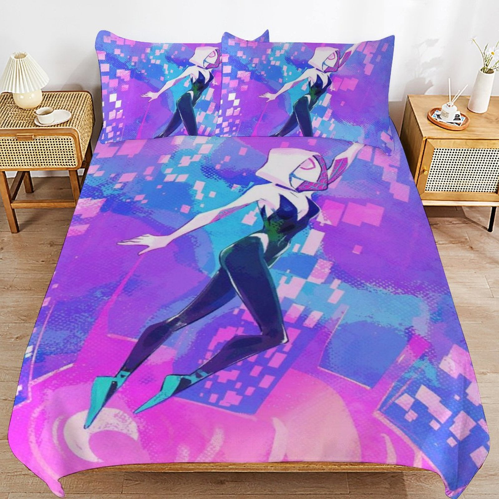 Spiderman Spidey And His Amazing Friends Bedding Set for Kids Ghost ...