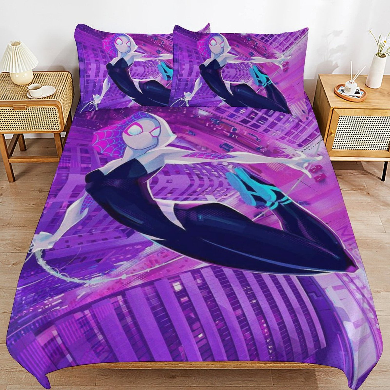 Spiderman Spidey And His Amazing Friends Bedding Set for Kids Ghost ...