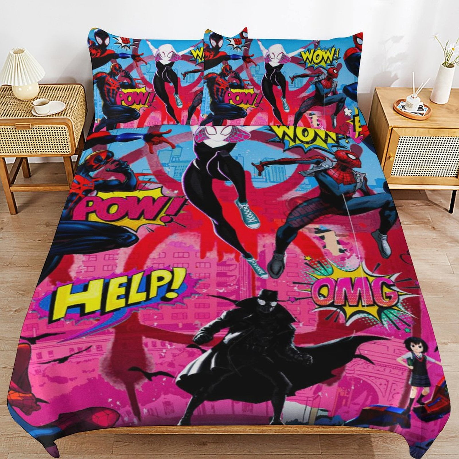 Spiderman Spidey And His Amazing Friends Bedding Set for Kids Ghost ...